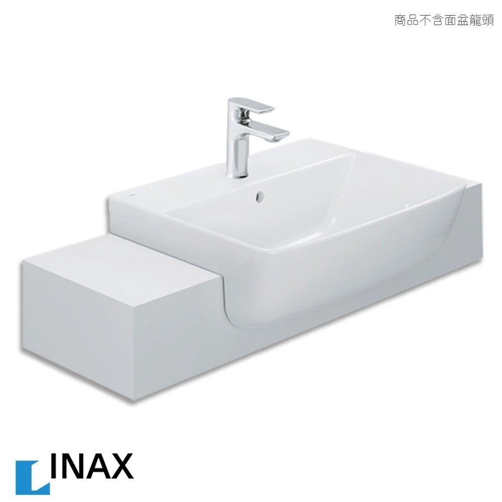 北區免運 日本 INAX 伊奈 半嵌型 面盆 S200 LINE系列 345 AL-345V-TW/BW1 不含龍頭 | 蝦皮購物