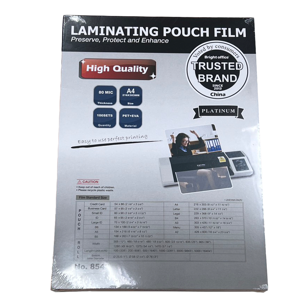 A4/A3護貝膠膜 *MBS-80u 100張入 | 蝦皮購物