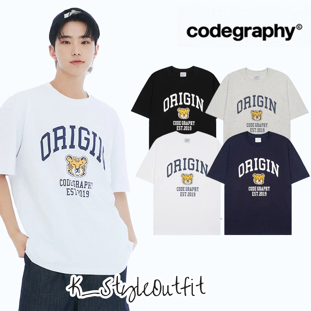 【現貨】CODE GRAPHY CGP短袖 老虎頭短袖 上衣 短t 情侶款 CGP 韓國短袖 短踢 韓國代購 | 蝦皮購物