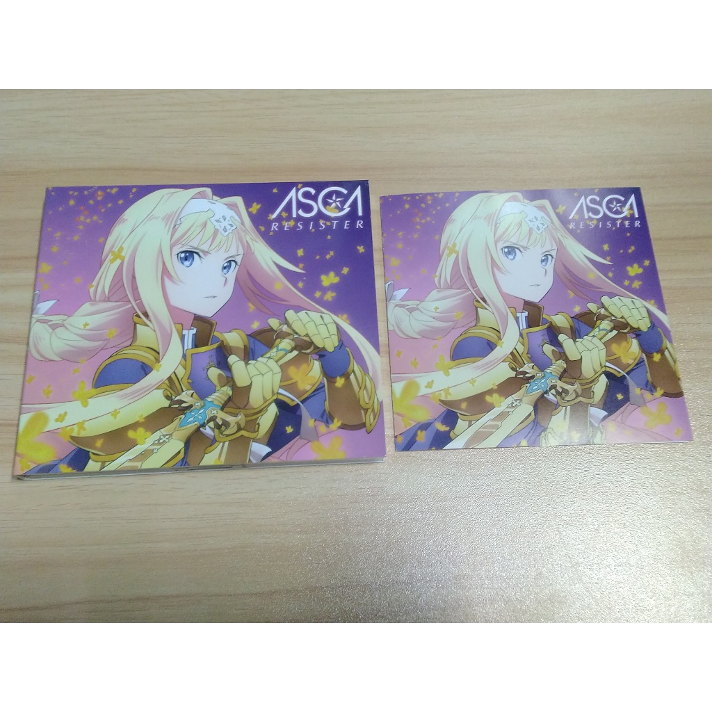 CD+DVD 期間限定盤 刀劍神域 Alicization OP RESISTER ASCA 愛麗絲·辛賽西斯·薩提 | 蝦皮購物