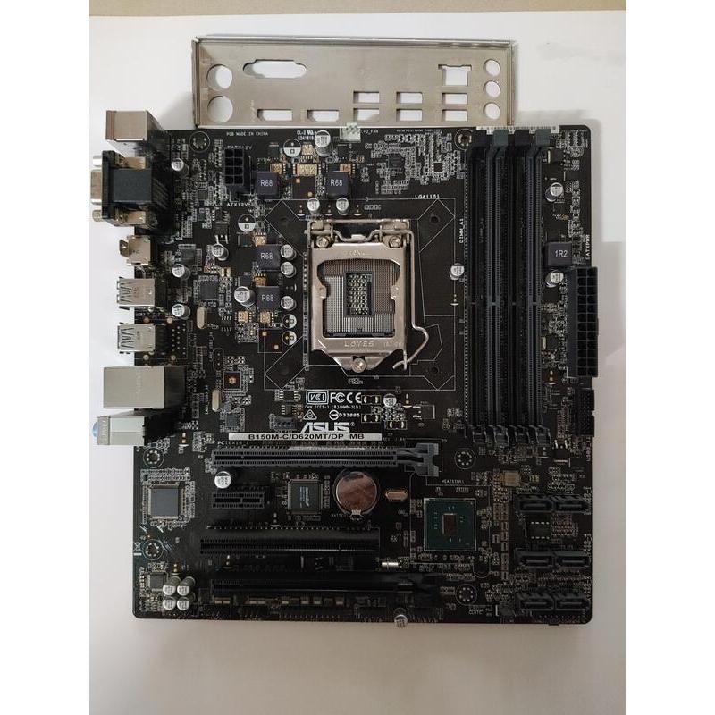 ASUS B150M-C/D620MT/ 主機板僅支援1151腳位-6代 [附擋板] | 蝦皮購物