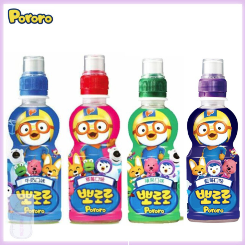 韓國飲料 Pororo啵樂樂 乳酸飲料 235ml 無人工色素 飲料 乳酸【公司貨】樂寶的家🍼 | 蝦皮購物
