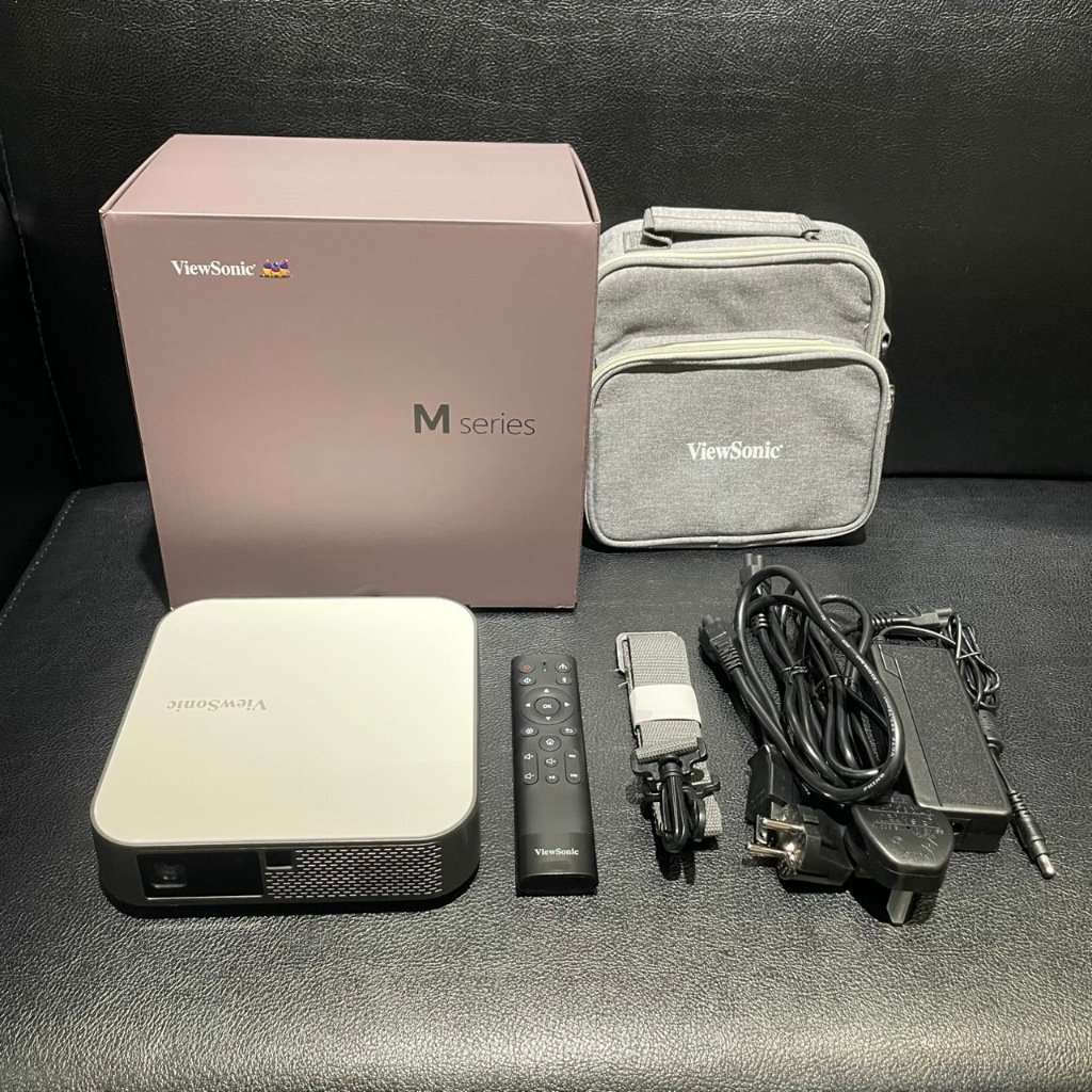 ViewSonic 優派 M2e Full HD 無線瞬時對焦智慧微型投影機 使用時數48小時 保固內（客訂勿下單） | 蝦皮購物