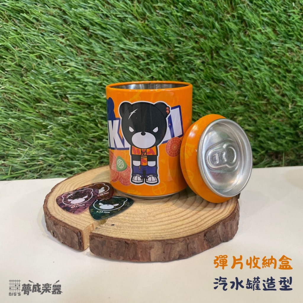 \\阿豚肉飯// IKARIKUMA汽水罐造型彈片罐 芬達造型 彈片收納 彈片收納盒 PICK收納 現貨供應 | 蝦皮購物