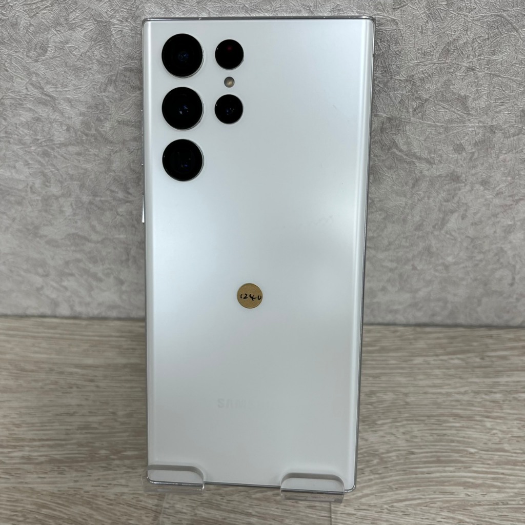 【外觀不錯】Samsung S22 ULTRA 5G 256G 白色 6.8吋 三星 高階機 台北 交通方便 J1240 | 蝦皮購物