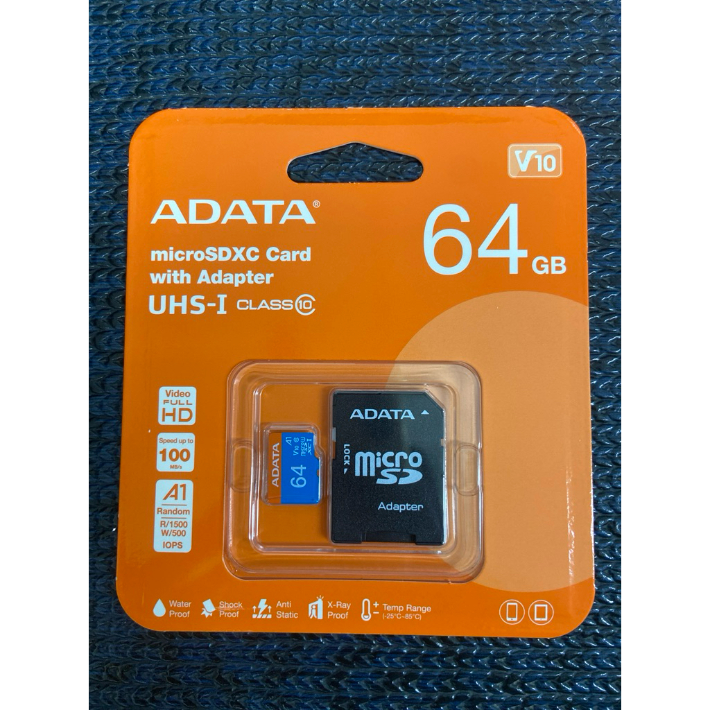 威剛 Premier microSDXC UHS-I U1 64G記憶卡(附轉卡) | 蝦皮購物