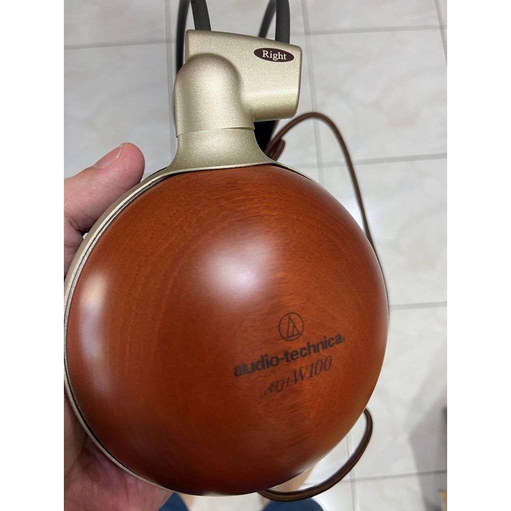 鐵三角 audio technica ATH W100 老鐵 木殼 | 蝦皮購物