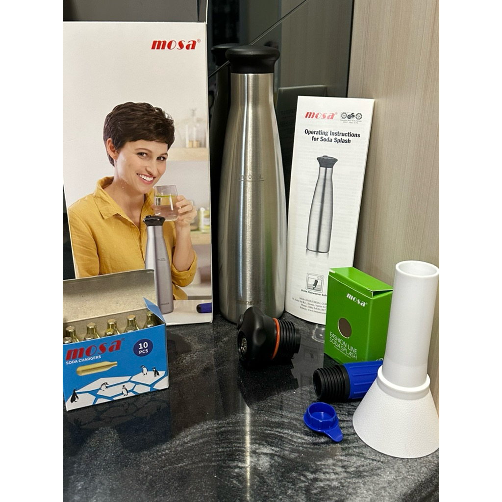 台灣mosa Soda Splash 0.75L隨身型氣泡水機(氣泡水機、isi) | 蝦皮購物