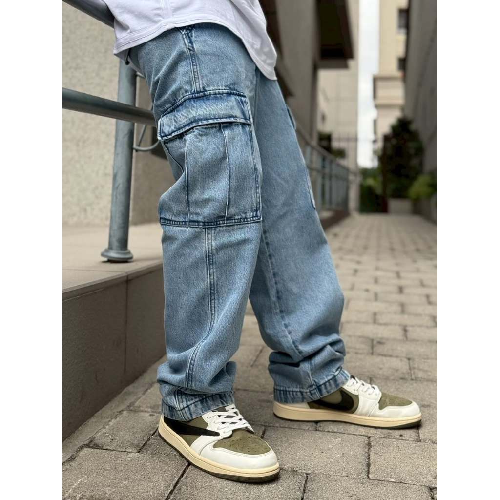 ☆CHIN代購☆ LEVIS 日本 Levi's JP 水洗 大口袋 黑 藍 寬鬆 工裝牛仔褲 現貨 A7364 | 蝦皮購物