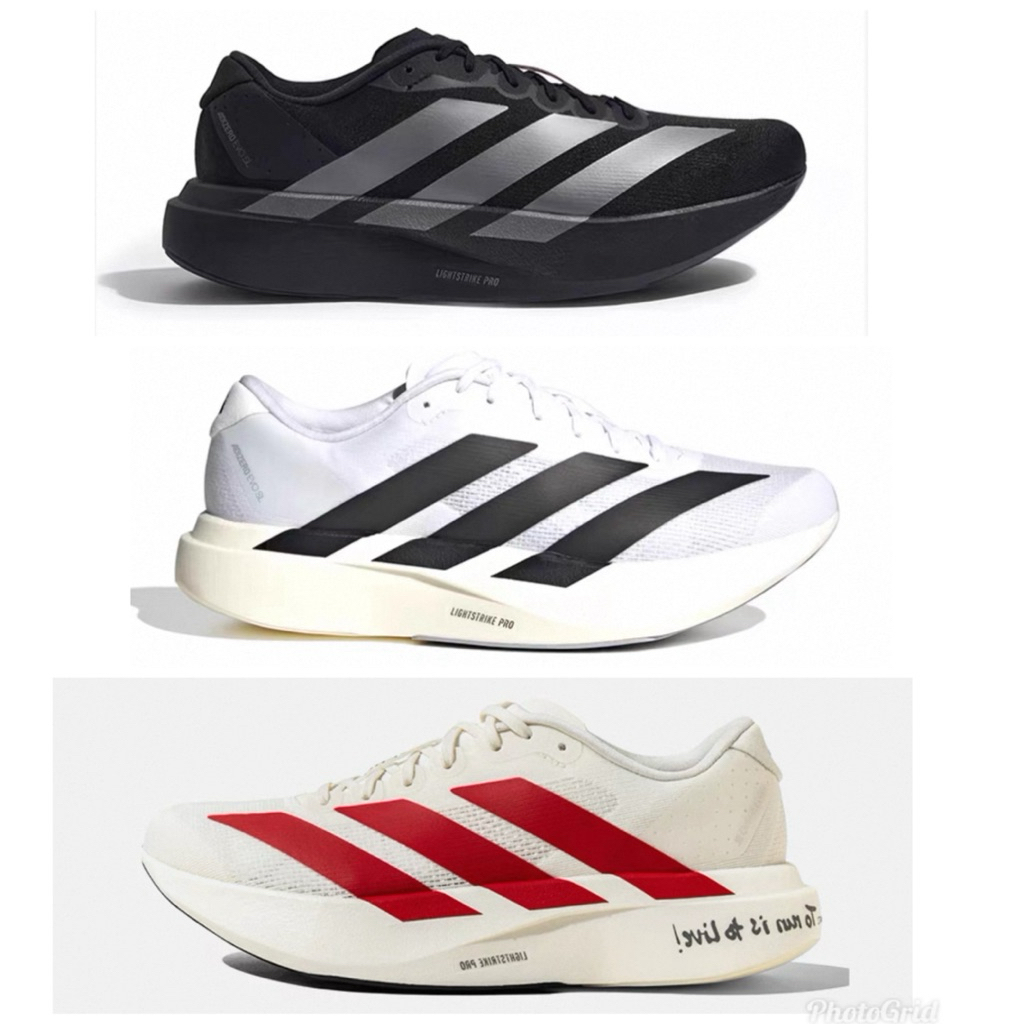 全新 Adidas Adizero EVO SL M 男 黑銀 白紅 競速 慢跑鞋 運動 碳板 輕量 緩震 JR4888 | 蝦皮購物