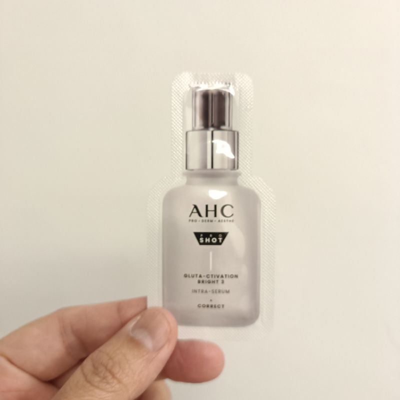 【全新買就送小禮】(滿百出)AHC 醫美科研超秒晶透穀胱甘肽淡斑精華1ml 隨身包 便宜賣 | 蝦皮購物