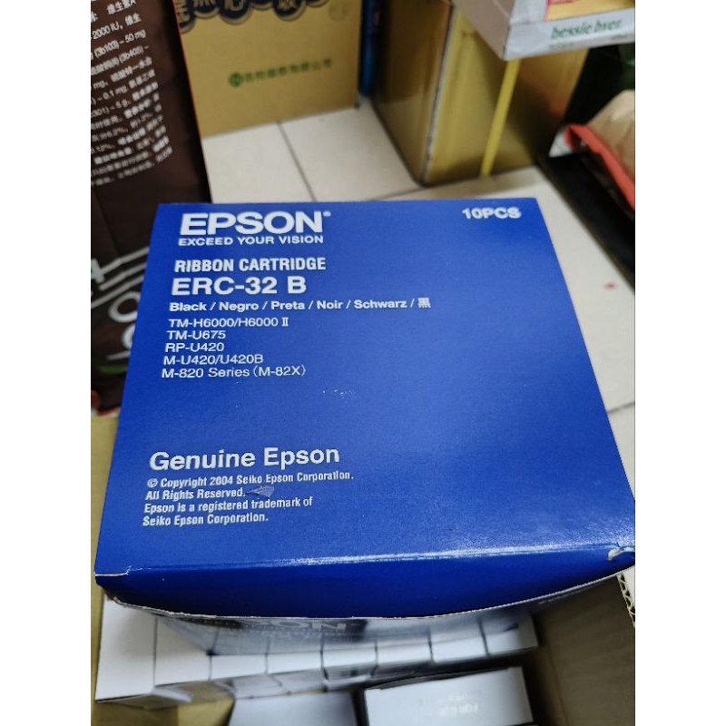 原廠EPSON收銀機色帶ERC-32B 共16卷 沒有發票 | 蝦皮購物