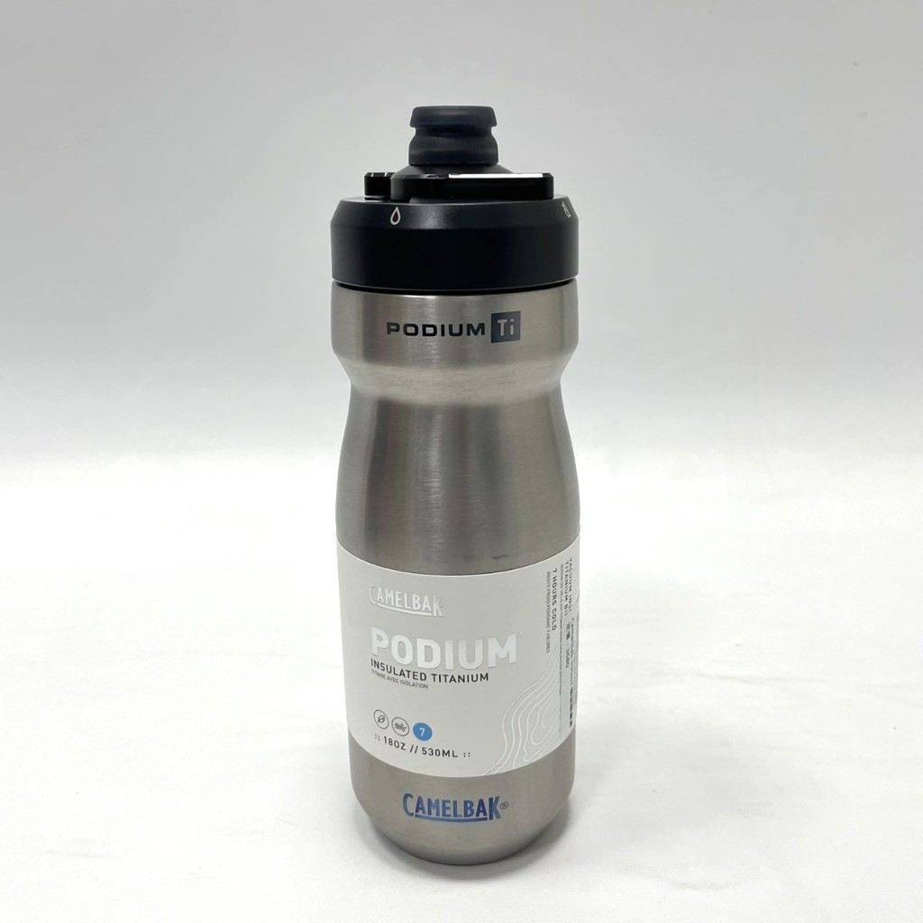 Camelbak 530ml Podium Titanium 競速輕量真空保冰單車水瓶 鈦金屬 吉興單車 | 蝦皮購物