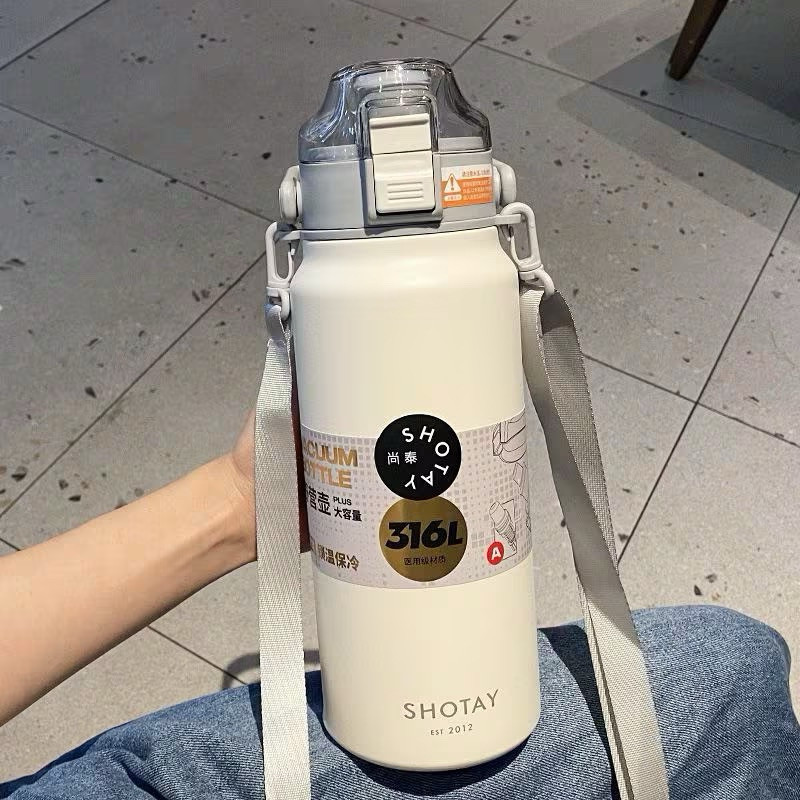 大容量1600ml運動健身水壺 316不銹鋼保溫杯 | 蝦皮購物