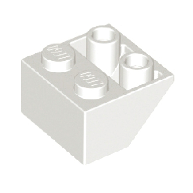 COOLPON｜這是樂高®LEGO®的正版零件 Inverted 45 2x2 3660 366001 反向磚 白色 | 蝦皮購物