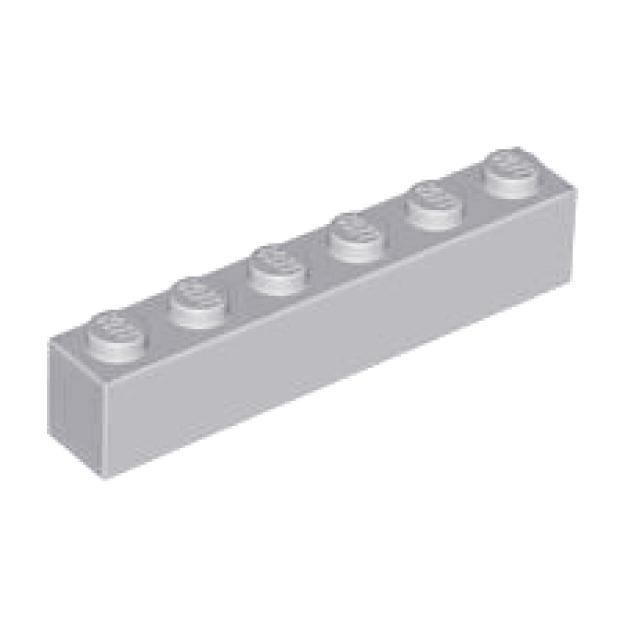 COOLPON｜這是樂高®LEGO®的正版零件 Brick 1x6 3009 4211393 基礎磚 淺灰 | 蝦皮購物