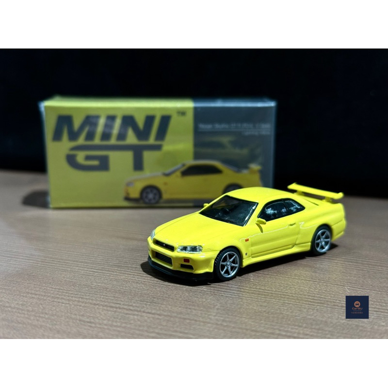 (竹北卡谷)現貨秒出 MINI GT No.762 Nissan Skyline GT-R (R34) V-Spec 黃 | 蝦皮購物