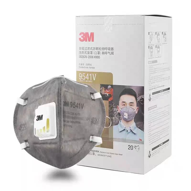 台灣出貨3M KN95口罩 9541V 9542V 活性碳口罩 （有呼氣閥） 防焊接 重金屬 二手煙.油煙.防異味20入 | 蝦皮購物