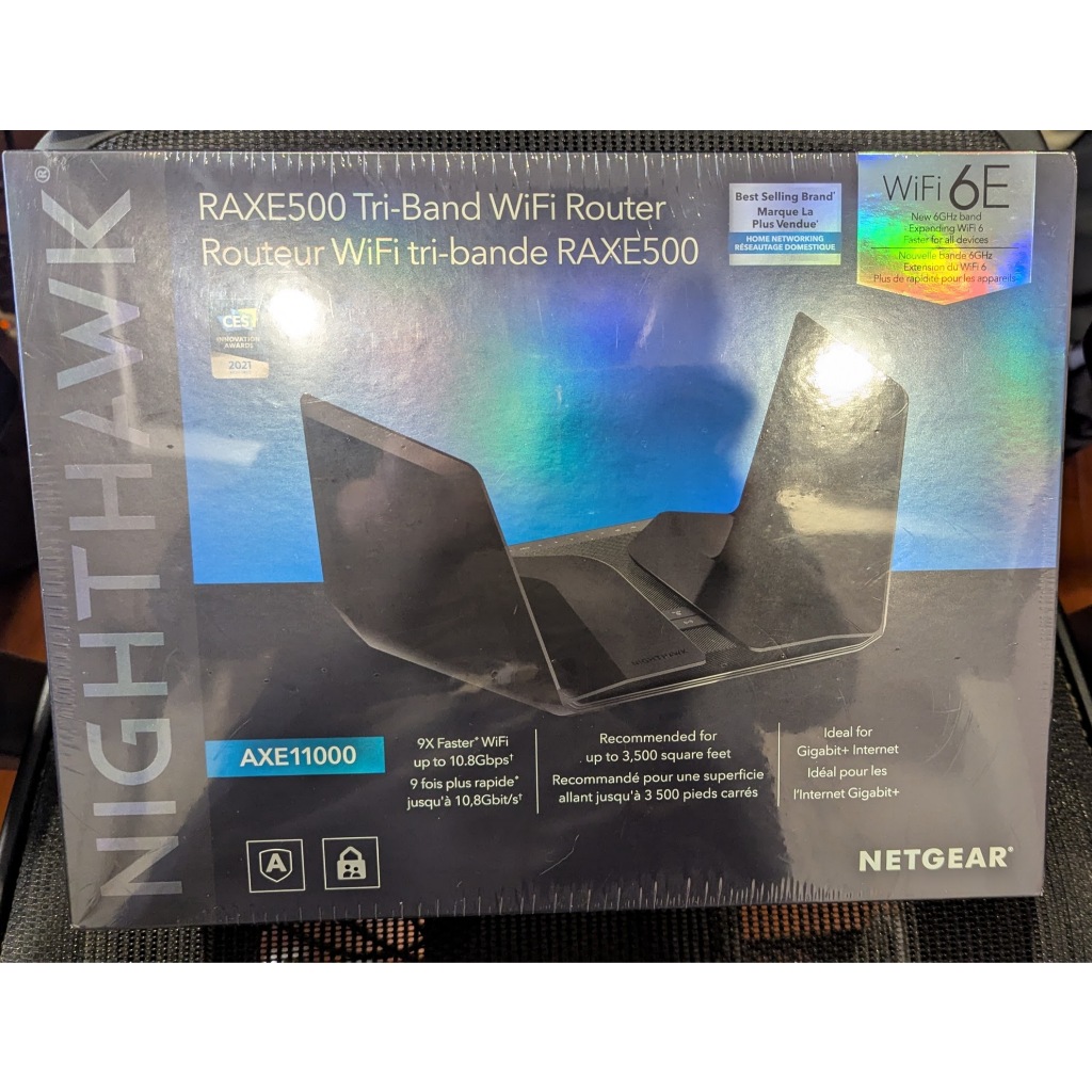 NETGEAR 夜鷹nighthawk tri-band AXE11000 RAXE500 WiFi 6E | 蝦皮購物