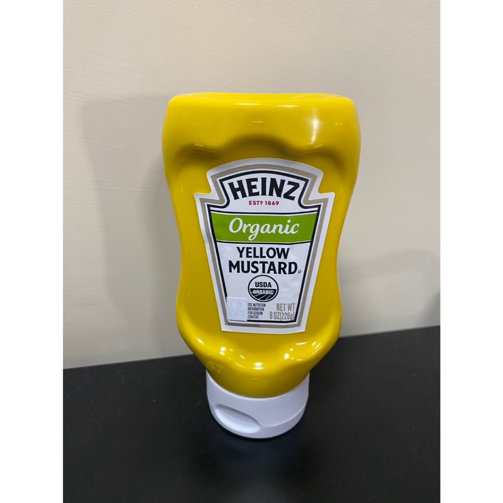 【星輝 Star Life】HEINZ 亨氏 有機黃芥末醬(倒瓶) 226g | 蝦皮購物