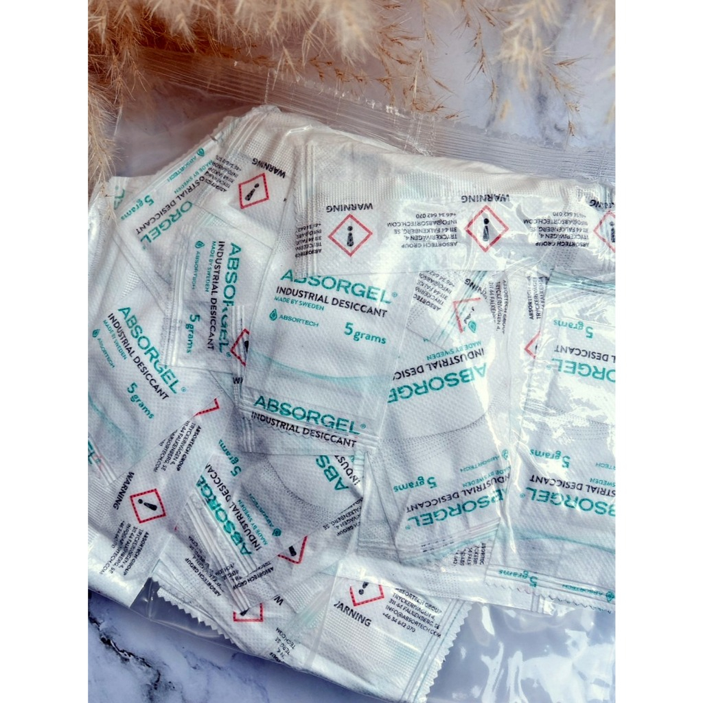 規格5克 瑞典ABSORGEL 乾燥包 除溼包 ECO-friendly 一次性 高吸溼能力氯化鈣 附夾鏈袋 | 蝦皮購物