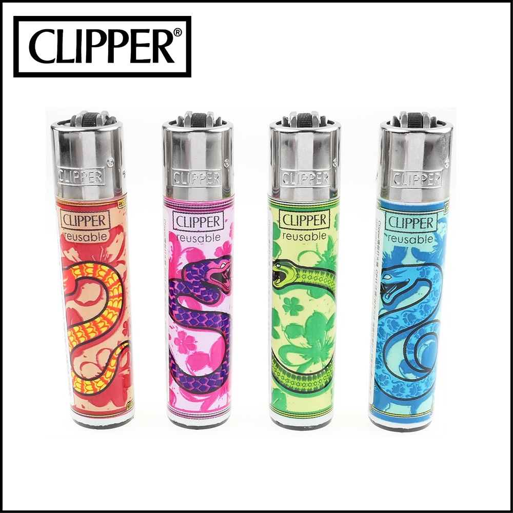 ☆福星屋☆【CLIPPER】西班牙品牌~The year of Snake 蛇年紀念款-火石打火機-可灌瓦斯 可換火石 | 蝦皮購物