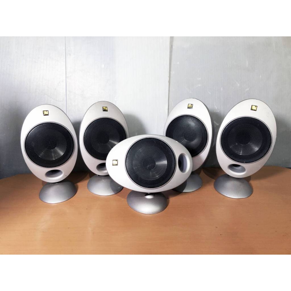 KEF HTS2001 衛星喇叭 環繞喇叭 一組5個 (現貨/功能正常/有明顯使用痕跡) | 蝦皮購物