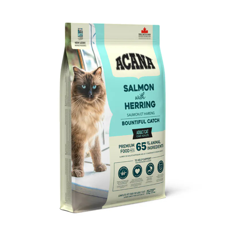 毛毛市集坊｜愛肯拿 ACANA 豐盛漁獲低GI配方貓飼料 (野生鮭魚+鱈魚+虹鱒魚)1.8/4.5kg | 蝦皮購物