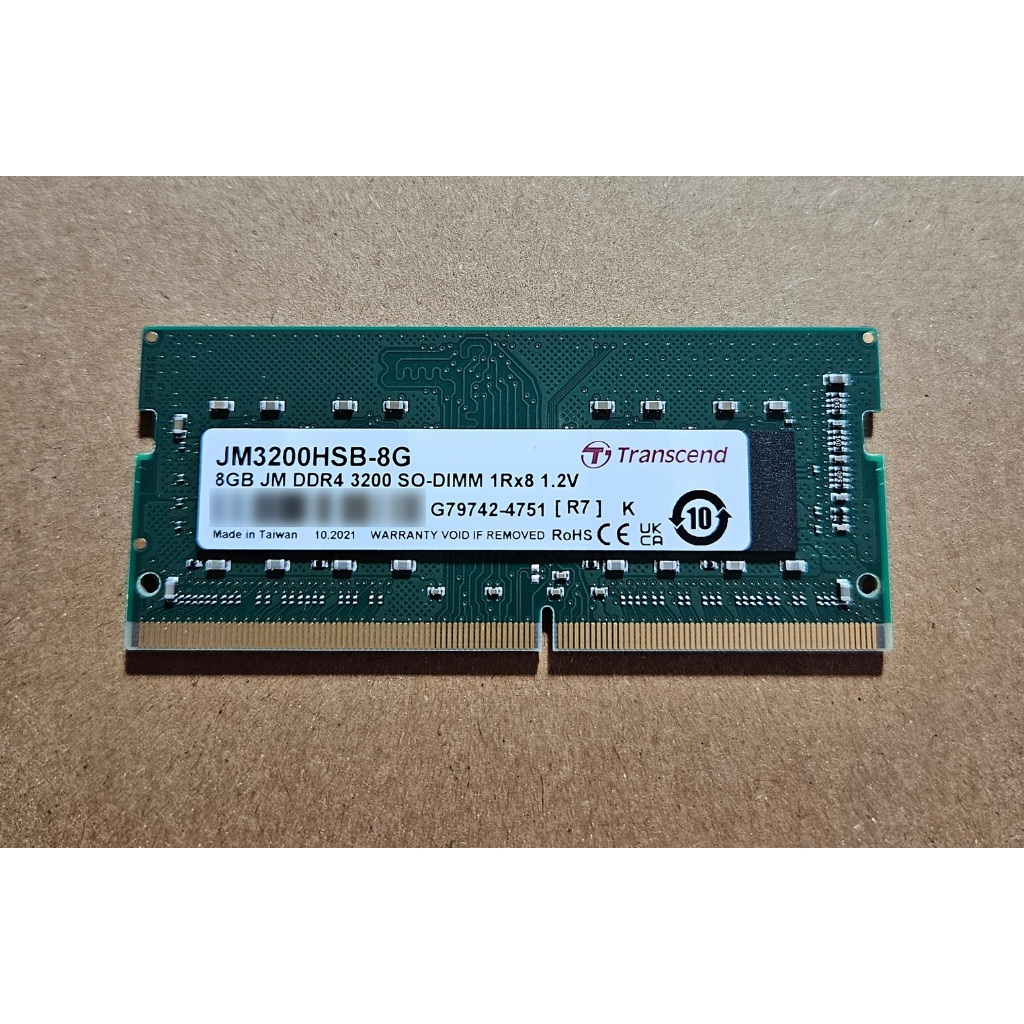Transcend 創見 DDR4-3200 8GB 筆電用 DDR-4 記憶體 | 蝦皮購物