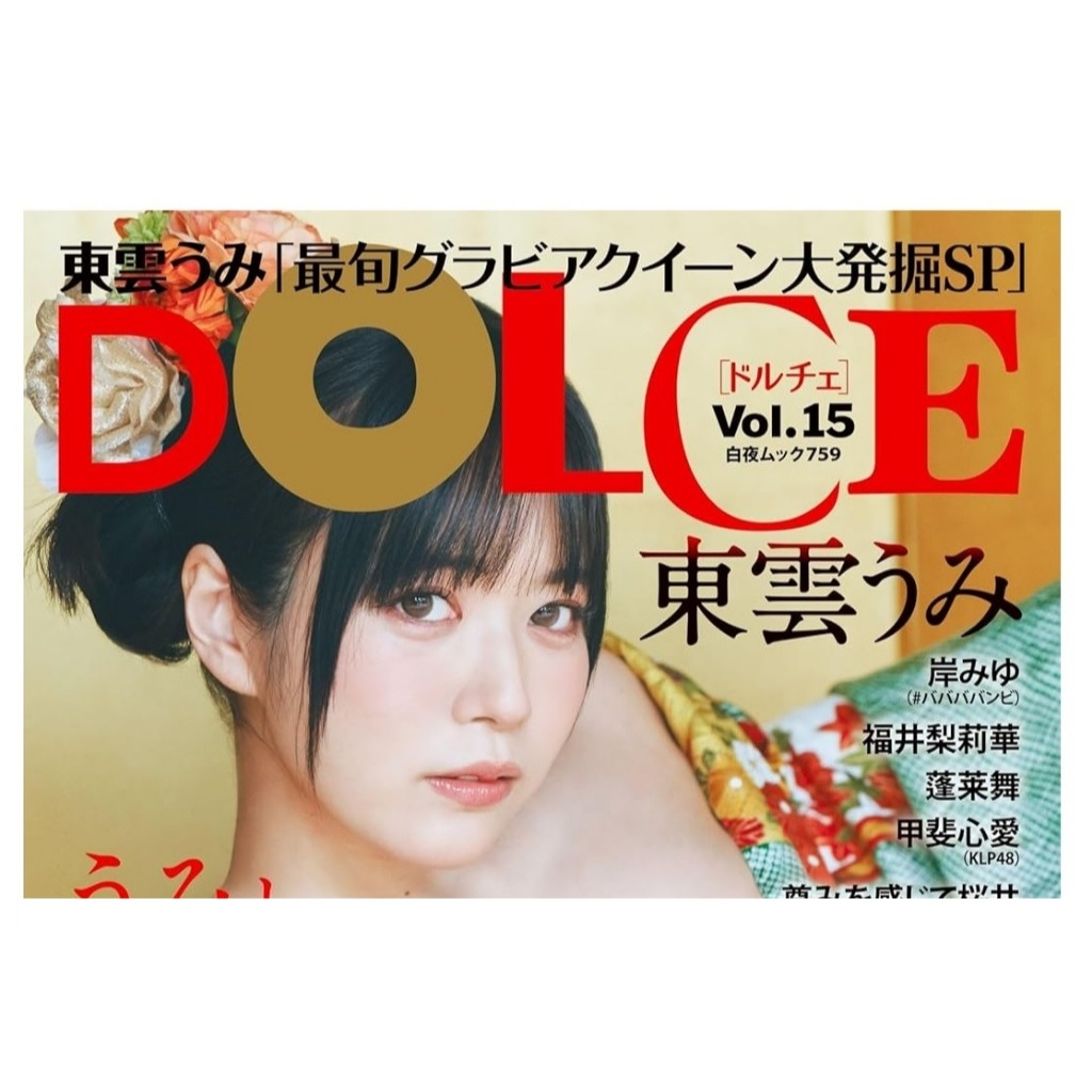 (代購) DOLCE Vol.15 女星 泳裝寫真 封面:東雲うみ | 蝦皮購物