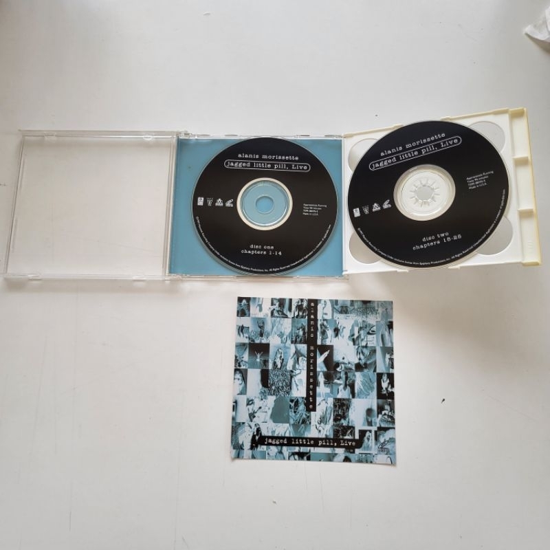 二手 進口版美國製造CD ALANIS MORISSETTE 艾拉妮絲莫莉塞特- 小碎藥丸+演唱會專輯 雙CD專輯 | 蝦皮購物