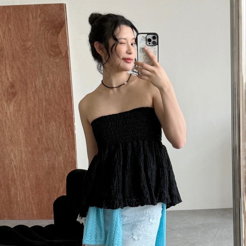 [oiiv]D05 2ways卡莉蕾絲平口/高腰短裙(2colors) | 蝦皮購物