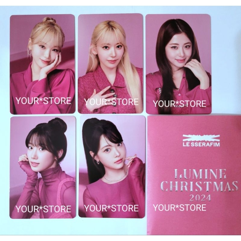 LE SSERAFIM LUMINE CHRISTMAS 小卡 照片卡 日本限定 周邊 櫻花 采源 允真 一葉 恩採 | 蝦皮購物