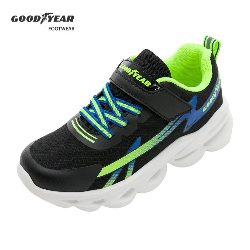 《麗麗鞋店》 GOODYEAR【輕飛躍】童款輕量緩震運動鞋-黑 / GAKR 38410 | 蝦皮購物
