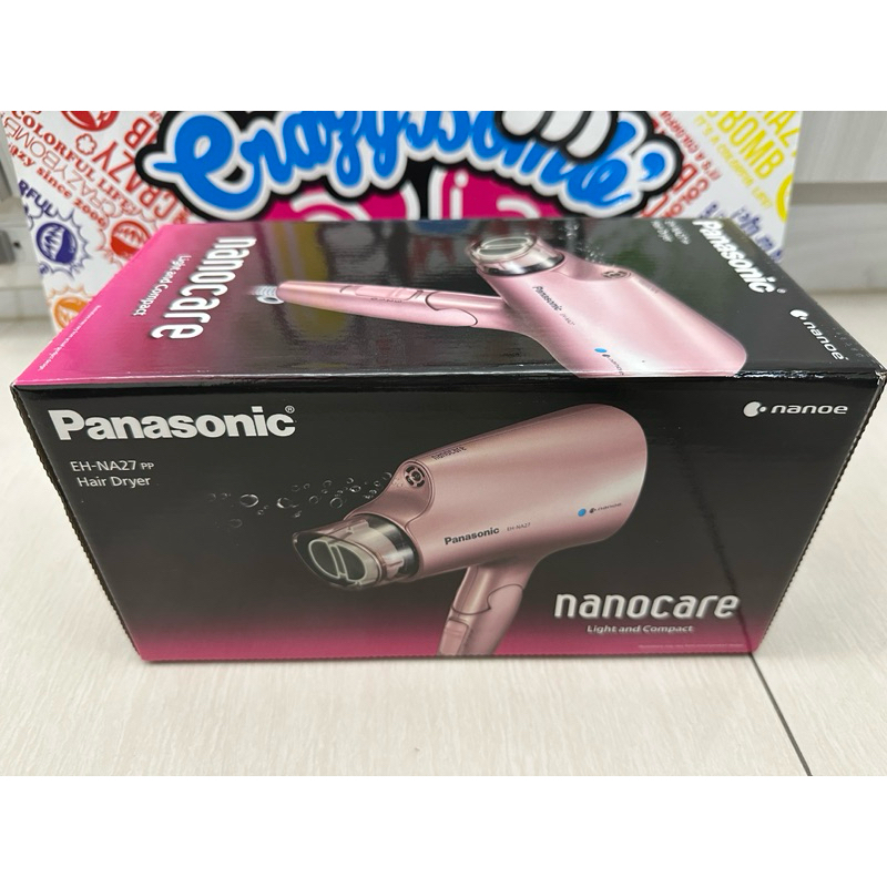 全新未拆國際牌 Panasonic EH-NA27pp nanoe 奈米水離子吹風機 NA27香檳粉紅 | 蝦皮購物