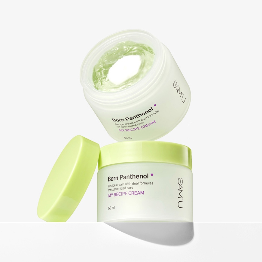 SAM'U Born Panthenol My Recipe Cream 泛醇肌底賦活乳霜 容量:50ml | 蝦皮購物