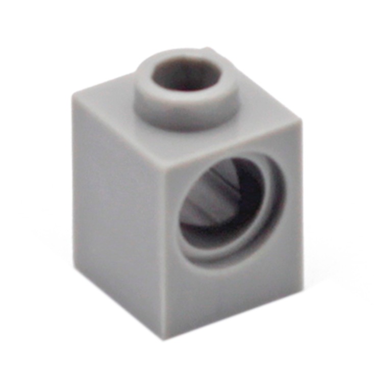 COOLPON｜這是樂高®LEGO®的正版零件 淺灰 科技 6541 Brick 1x1 Hole 磚 4211535 | 蝦皮購物