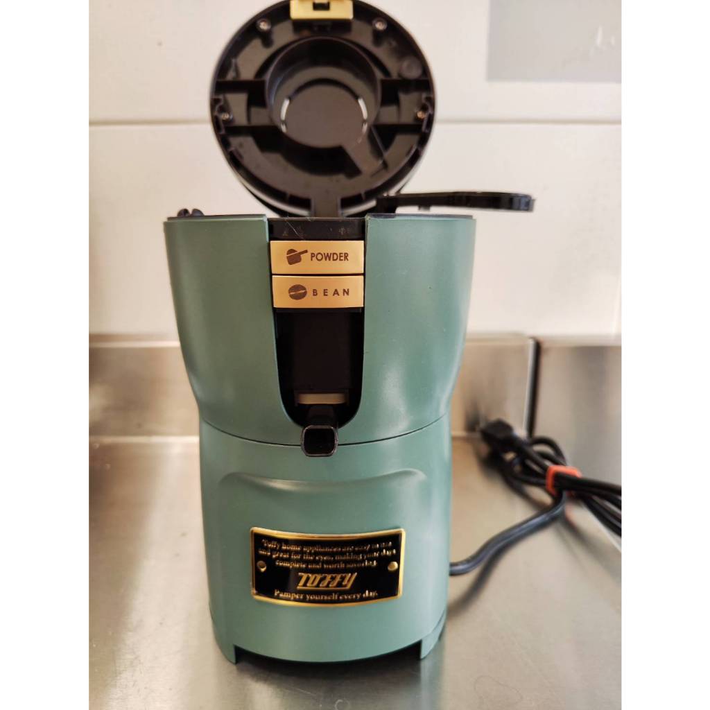 日本Toffy Aroma 自動研磨咖啡機 K-CM7｜復古設計｜豆粉兩用｜二手良品｜店面經營安心選購 | 蝦皮購物