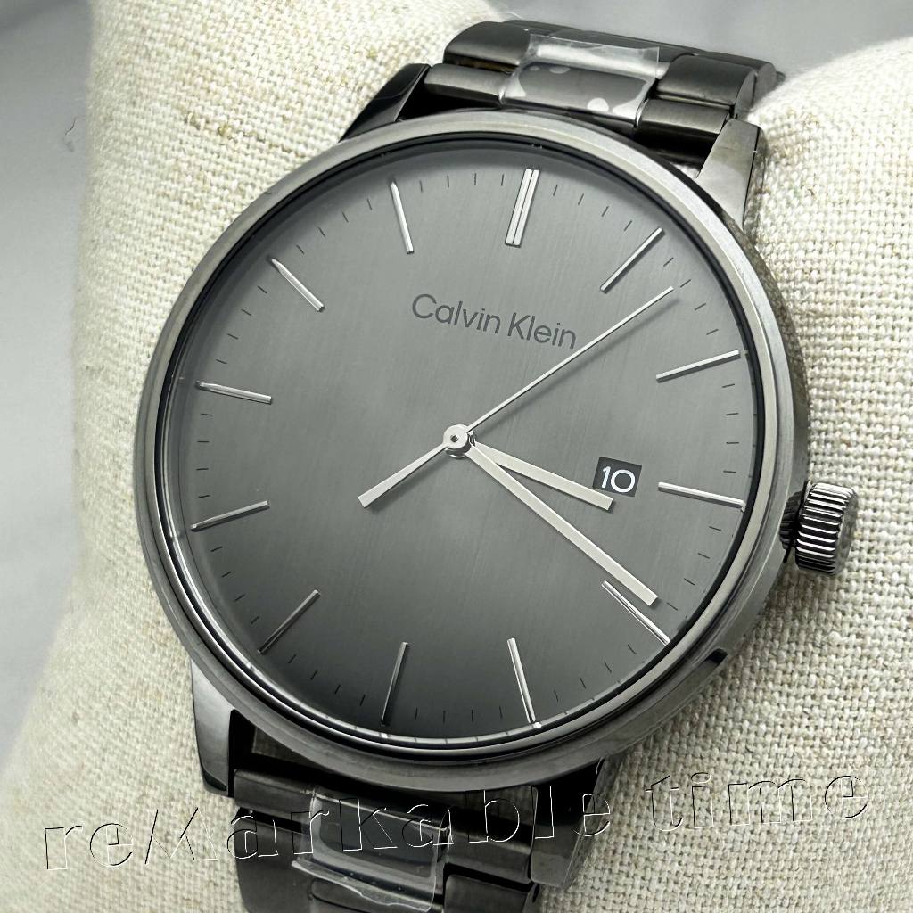 【CK】 簡約紳士灰黑男錶款 (25200054) | 蝦皮購物