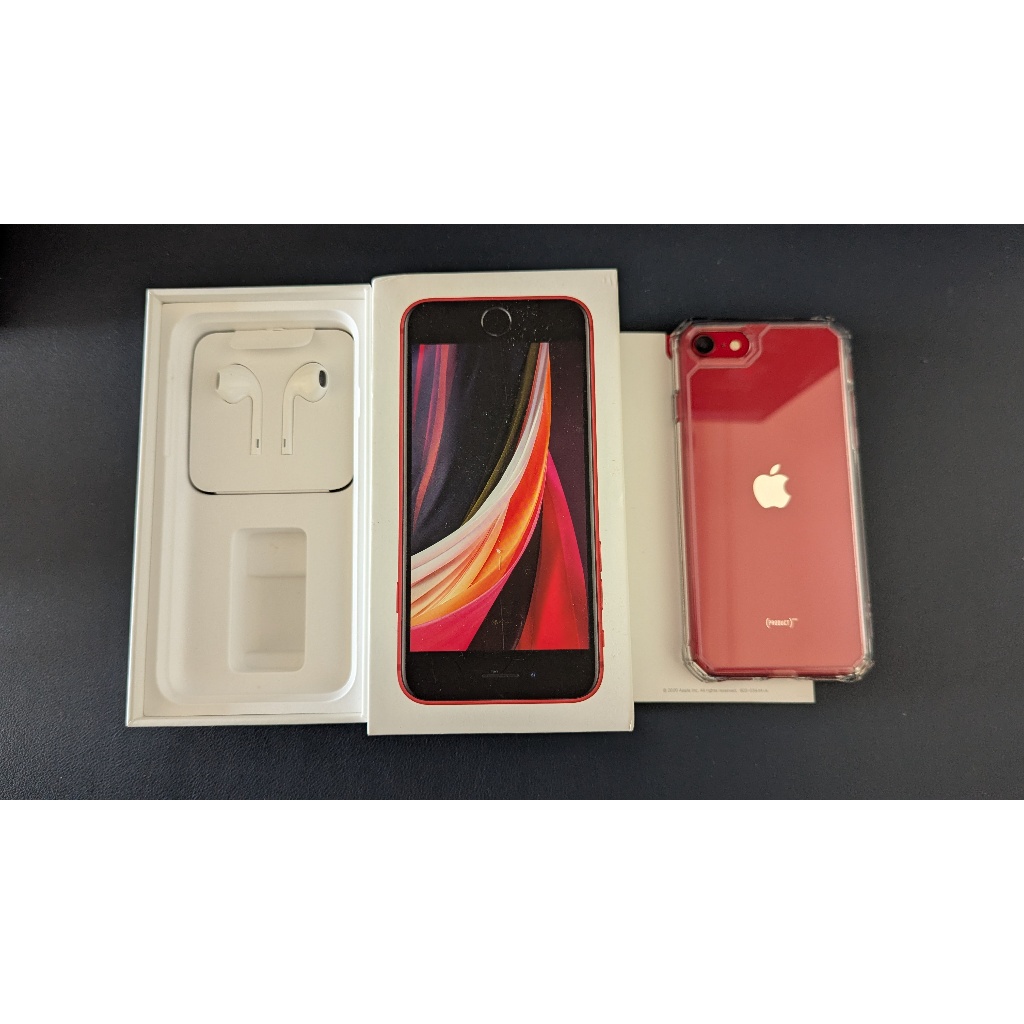 Apple iPhone SE2 64G 紅 智慧型手機 蘋果 電池健康度100% | 蝦皮購物
