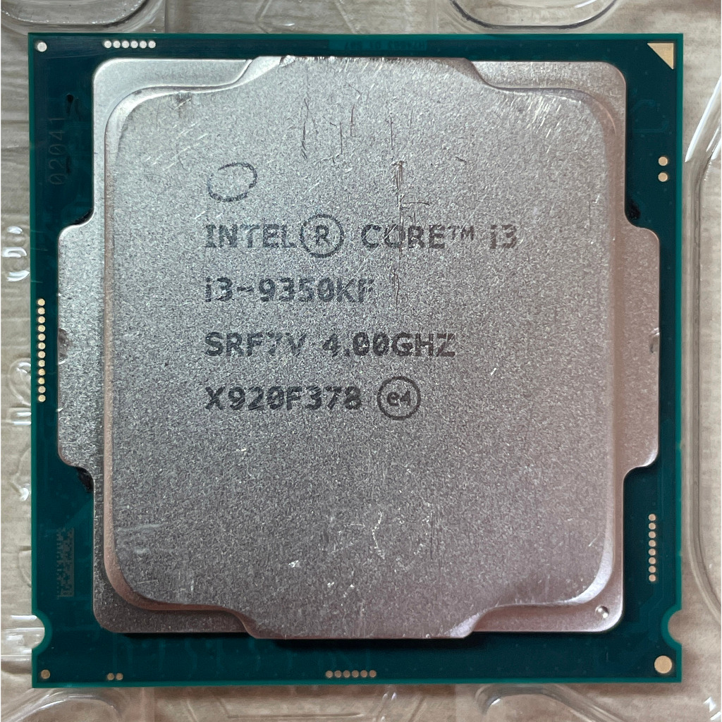 ⭐️【Intel i3-9350KF 最大超頻 4.60 GHz 4核4緒】⭐ 第9代/無內顯/附散熱膏/保固3個月 | 蝦皮購物