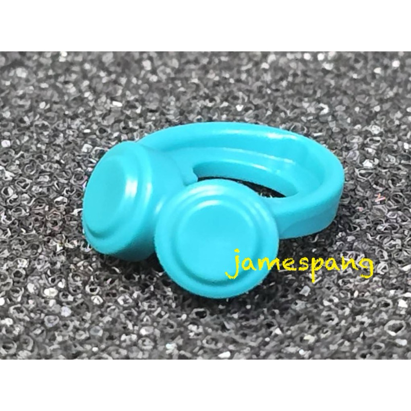 【台中翔智積木】 LEGO 樂高 人偶配件 66913 6296942 深藍綠 脖掛式 耳機 Headphones | 蝦皮購物