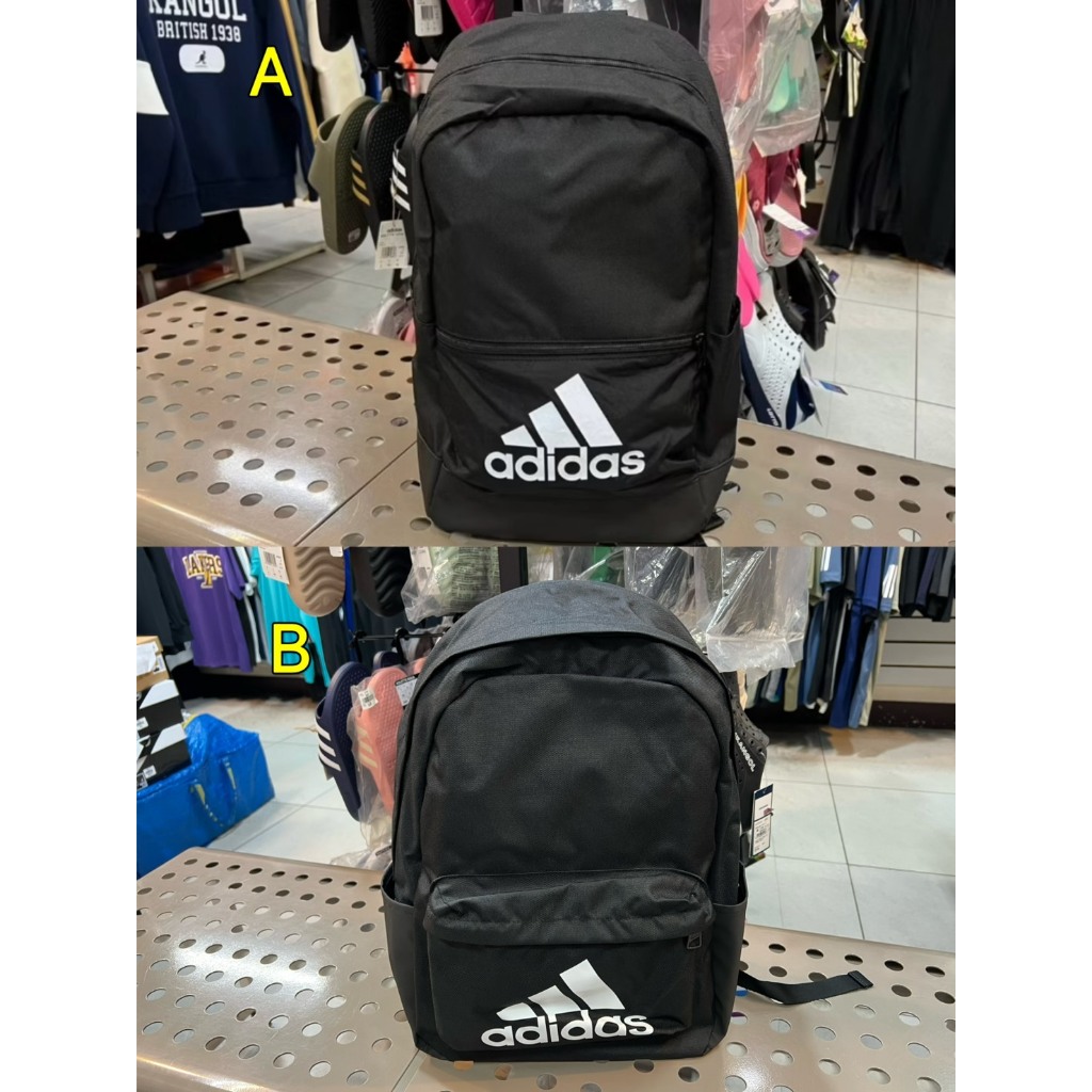 七折出清全新 ADIDAS 基本款 後背包 書包 休閒包 側邊可放水壺 輕量 百搭 型號 DT2628 HG0349 | 蝦皮購物