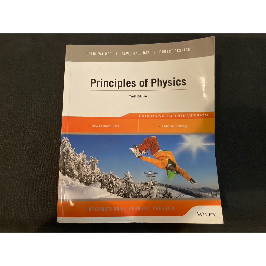 Principles of Physics Tenth Edition WILEY 普物 原文書 | 蝦皮購物