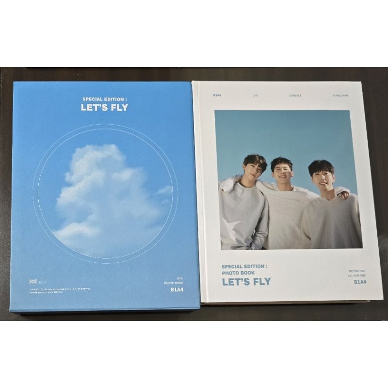 B1A4 SPECIAL EDITION LET'S FLY 官方 韓版 寫真書 DVD | 蝦皮購物