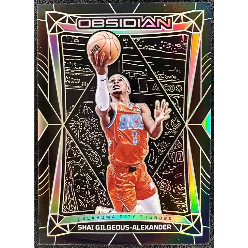 NBA 球員卡 SGA Shai Gilgeous Alexander 2023-24 Obsidian 黑曜石 | 蝦皮購物