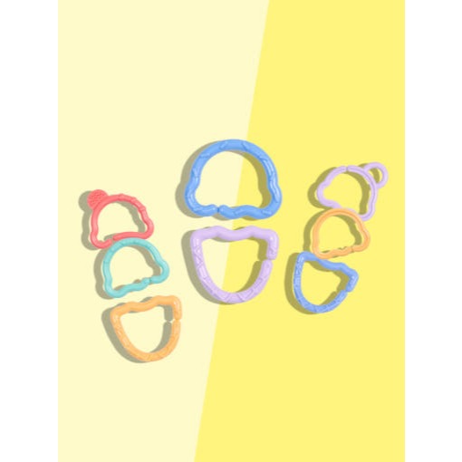 【韓國 haave bricks】多功能掛環 小孩的手部探索期，從鍛鍊小手的抓握與觸覺開始！ | 蝦皮購物