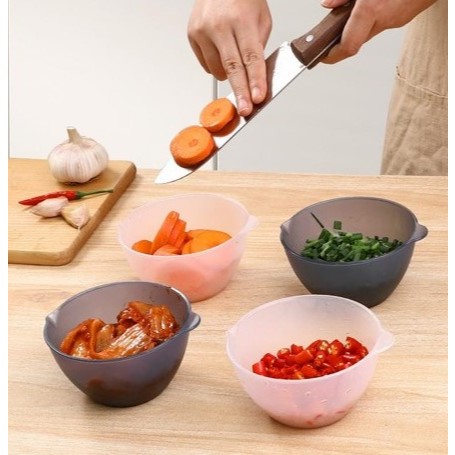 日本製｜NAKAYA透明備菜碗380ml(2入) 生菜碗 耐熱碗 可微波碗 醬料碗 烘焙碗 刻度碗 量杯碗 | 蝦皮購物