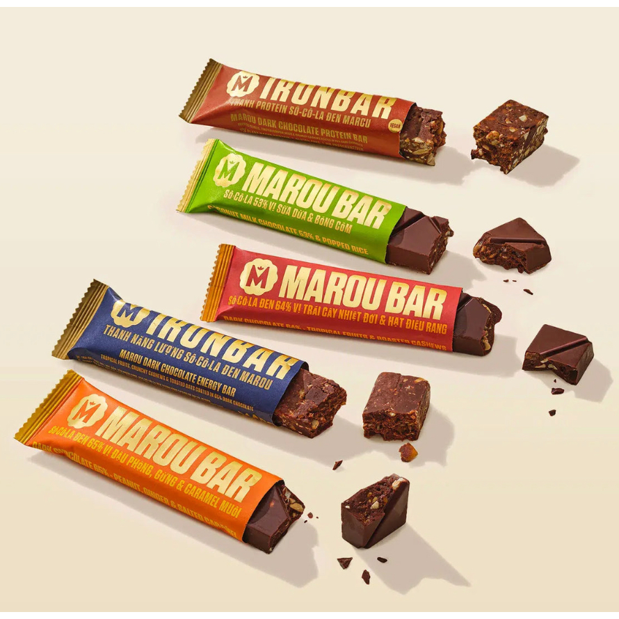 預購 越南代購 MAISON MAROU 巧克力棒 能量棒 營養棒 MAROU BARS IRON BARS | 蝦皮購物