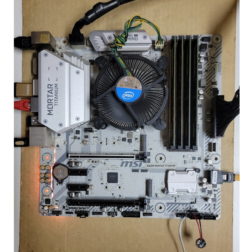 MSI 微星 B360M MORTAR TITANIUM 主機板 1151腳位 附擋板 B360 Z390 | 蝦皮購物